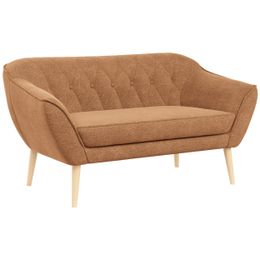 SOFA Pirs 2 Sitzer Strukture Orange