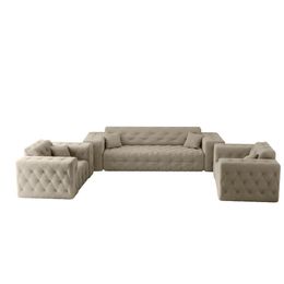 Fun M&ouml;bel SOFASET Chantal In Moly