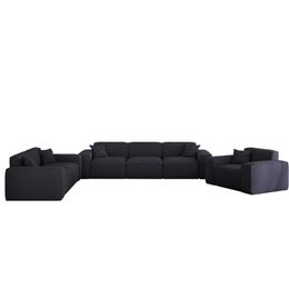Fun M&ouml;bel SOFASET Celes Premium 3-2-1 In Sven