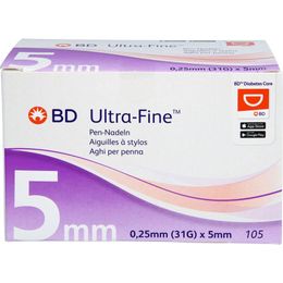 Bd ULTRA-FINE Pen-Nadeln 5 mm 31 G 0,25 mm 105 St