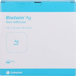 ACA M&uuml;ller Biatain Ag Schaumverband 15x15 cm nicht haftend 5 St
