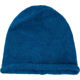 Strickm&uuml;tze styleBREAKER "Oversize Strickbeanie mit Rollrand", Damen, blau (petrol), Obermaterial: 4% Elasthan EL. 30% Polyacryl PAN. 66% Polyester PES., Modisch, M&uuml;tzen Strickm&uuml;tze