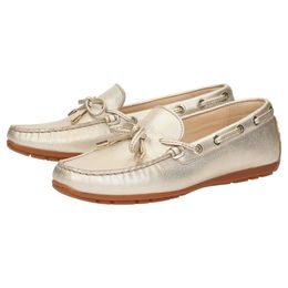 Slipper Sioux "Carmona-701", Damen, Gr. 37.5 (UK 4 1/2), gelb, Obermaterial: 100% Ziegenleder goatskin. 100% Gummi rubber., Schuhe Slipper