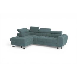 Fun M&ouml;bel ECKSOFA Bastien Mit Schlaffunktion