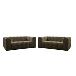 Fun M&ouml;bel SOFASET Solvie 2-2 In Moly