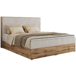 BOXBETT WOOD CLASSIC 160/200 - Beige Cord - H4