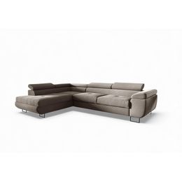 Fun M&ouml;bel ECKSOFA Declan Mit Schlaffunktion