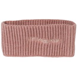 Stirnband styleBREAKER "Strick Stirnband Rippenmuster", Damen, rosa (altrose), Obermaterial: 100% Polyester PES., Modisch, M&uuml;tzen Stirnband
