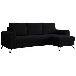ECKSOFA Hugo Boucle Schwarz