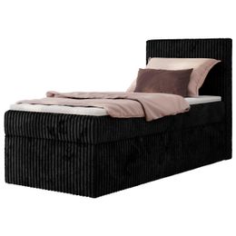 BOXBETT TILIANO 90/200 - Schwarz Cord - H4 - Visco Topper - Rechts