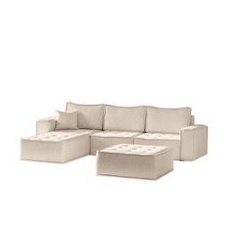 Fun M&ouml;bel ECKSOFA Sande In Raven