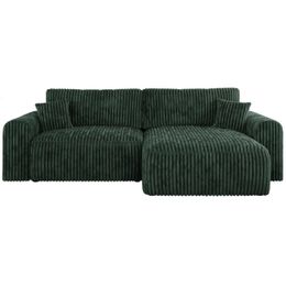 ECKSOFA NELSON Gr&uuml;n Cord