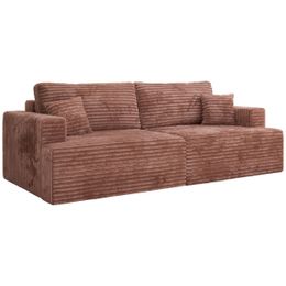 4-SITZER SOFA VIRELLA Rosa Cord