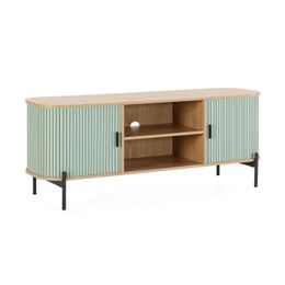 TV-ELEMENT M&oacute;naco 2 t&uuml;ren blaue Farbe