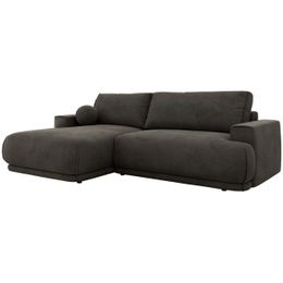 ECKSCHLAFSOFA RINA L Dunkelgrau Velvet - links