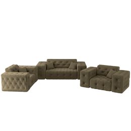 Fun M&ouml;bel SOFASET Chantal In Moly