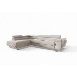 Fun M&ouml;bel ECKSOFA Declan Mit Schlaffunktion