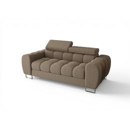 Fun M&ouml;bel SOFA 2-sitzer Bastien In Stoff Gemma