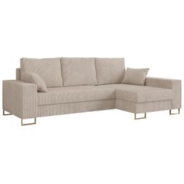 ECKSOFA Dorian Cord Beige