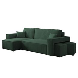 Fun M&ouml;bel ECKSOFA Adara Inkl. Hocker