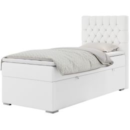 BOXBETT PERA 90/200 Wei&szlig; Kunstleder - H4 - Rechts Seite