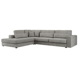 ECKSOFA Savona Hellgrau Strukture - links