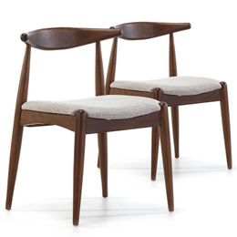 STUHL 2er-Set Corzo Nussbaum Farbe