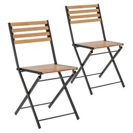 GARTENKLAPPSTUHL-SET Ambar Metall