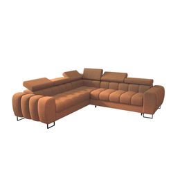 Fun M&ouml;bel ECKSOFA Bastien Mit Schlaffunktion