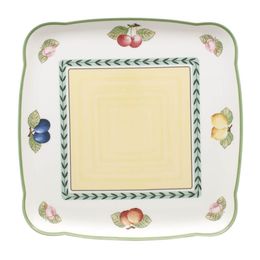 Villeroy & Boch Servierplatte VILLEROY & BOCH "Platte French Garden &oslash; 29,7 cm wei&szlig;-bunt", bunt (wei&szlig;, bunt), Porzellan, Servierplatten, Servierplatte