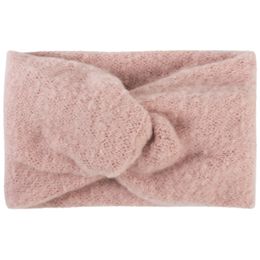 Stirnband styleBREAKER "Weiches Feinstrick Stirnband mit Twist Knoten", Damen, rosa (altrose), Obermaterial: 100% Polyacryl PAN., Modisch, M&uuml;tzen Stirnband
