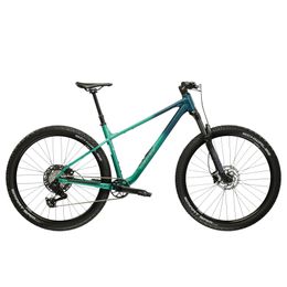 Mountainbike KROSS "KROSS Mountainbike Hardtail 29" Level X500 schwarz 12 G&auml;nge" Gr. 41, blau, schwarz, Fahrr&auml;der, Herren, 41cm, 29 Zoll (73,66cm) hinten: 29 Zoll (73,66cm), Rahmen aus Aluminium