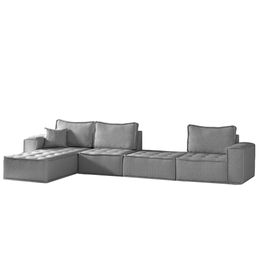 Fun M&ouml;bel ECKSOFA Sande Xl In Raven