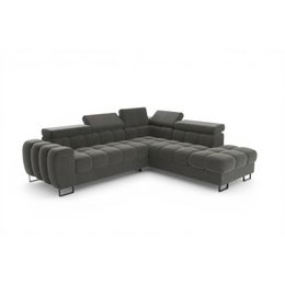 Fun M&ouml;bel ECKSOFA Bastien Max Mit Schlaffunktion