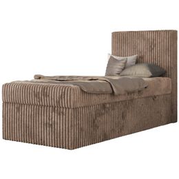 JUGENDBETT TILIO 90/200 - Braun - H3 - Rechts Seite