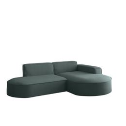 Fun M&ouml;bel ECKSOFA Palma Xs Ottomane Opera Velvet