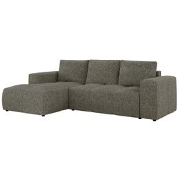 ECKSOFA MONIVA Grau Strukture - Links