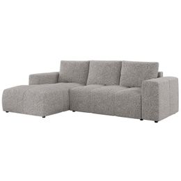 ECKSOFA MONIVA Hellgrau Strukture - Links