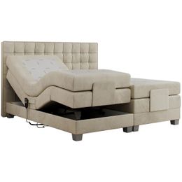 BOXBETT ELEKTRO 180/200 Beige Velvet - H3