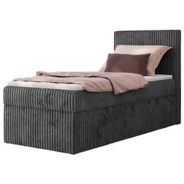 BOXBETT TILIANO 90/200 - Grau Cord - H4 - Visco Topper - Rechts