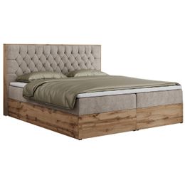 BOXBETT AMORE 180/200 Beige Struktur - H4