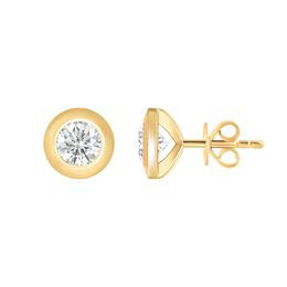 Paar Ohrstecker ONE ELEMENT "Ohrstecker Ohrringe aus 585 Gold", gold, Ohrringe, Damen, Damen, 2 VS = sehr kleine Einschl&uuml;sse mit Diamanten, Diamanten Gelbgold 585 Gold, Diamanten, Gelbgold 585, Gold, mit 2 Lab Grown Diamanten 2 ct