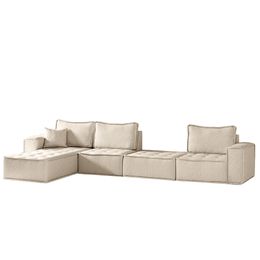 Fun M&ouml;bel ECKSOFA Sande Xl In Raven