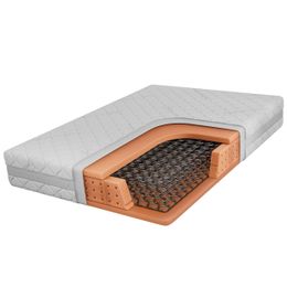 FEDERKERNMATRATZE TOVA - 200/200 - H3 - Sivo
