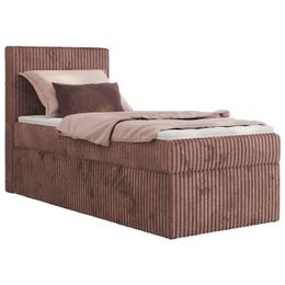 BOXBETT TILIANO 90/200 - Rosa Cord - H3 - Links