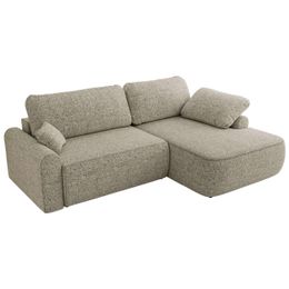 ECKSCHLAFSOFA CUBO L Beige Struktur - rechts