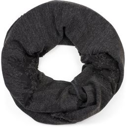 Loop styleBREAKER "Loop Schal Destroyed Look", Damen, grau (dunkelgrau), Obermaterial: 50% Viskose CV. 50% Polyester PES., Modisch, Modet&uuml;cher Loop
