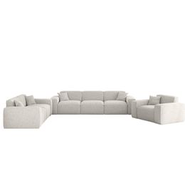 Fun M&ouml;bel SOFASET Celes Premium 3-2-1 In Sven