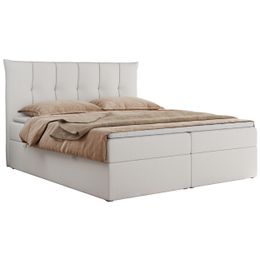 BOXBETT PREMIUM 10 180/200 Wei&szlig; Kunstleder - H4