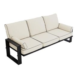GARTENSOFA Elba 3 Sitzer - Beige